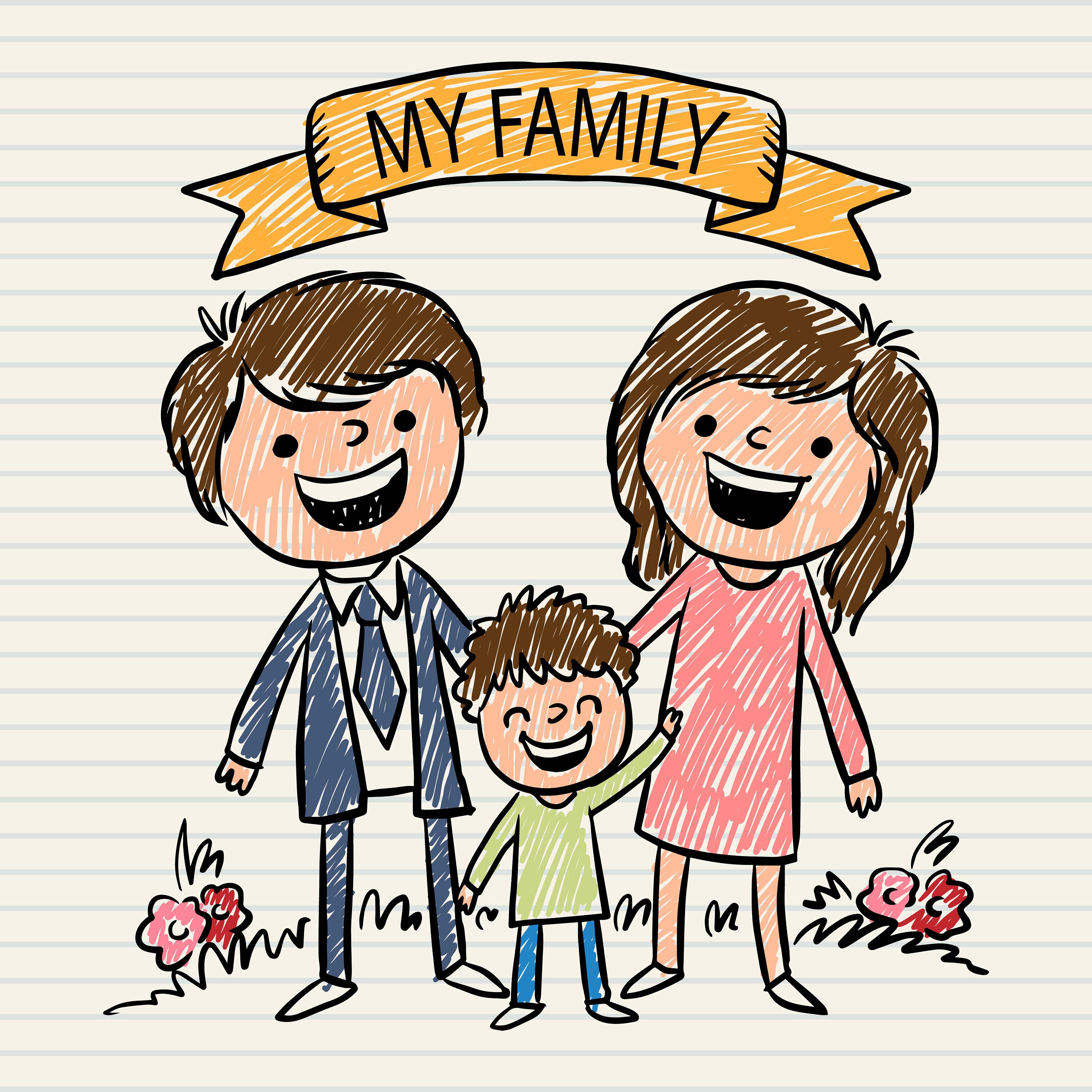 Charming Family Bundle - Digital Drawing Files | Instant Download ...