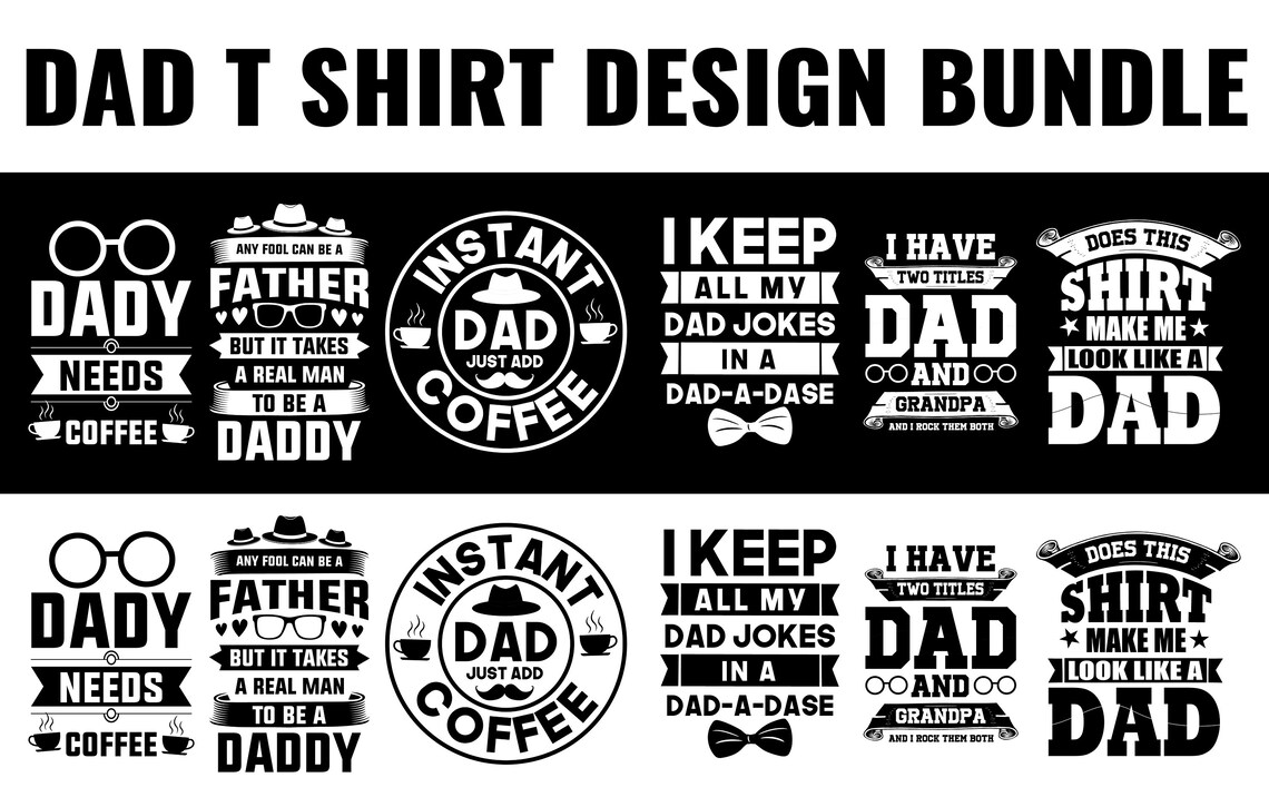 Premium Bearded Daddy SVG Bundle Perfect for Father's Day Instant ...