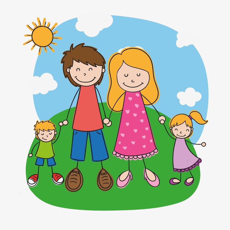 Charming Family Bundle - Digital Drawing Files | Instant Download ...