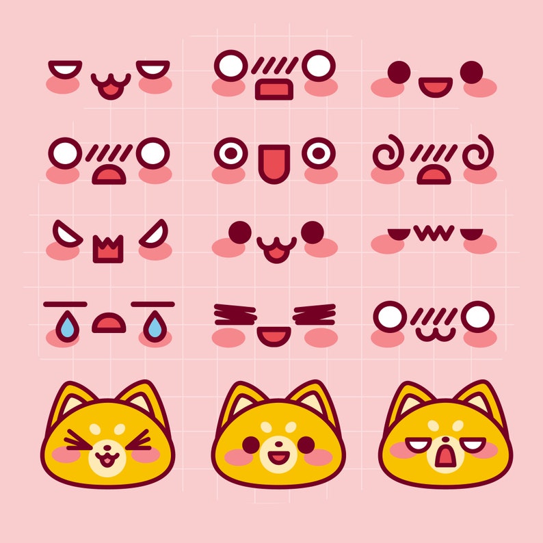 Ultimate Emoji Expression Pack: Unleash the Fun With SVG, PDF, and EPS ...