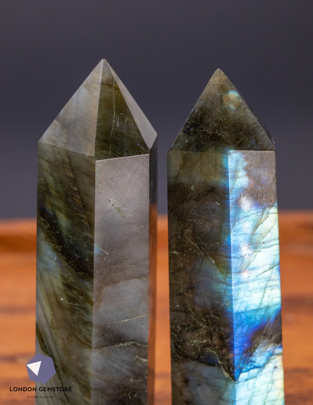 Labradorite Large Crystal Tower Labradorite Tower Healing Crystals Home ...