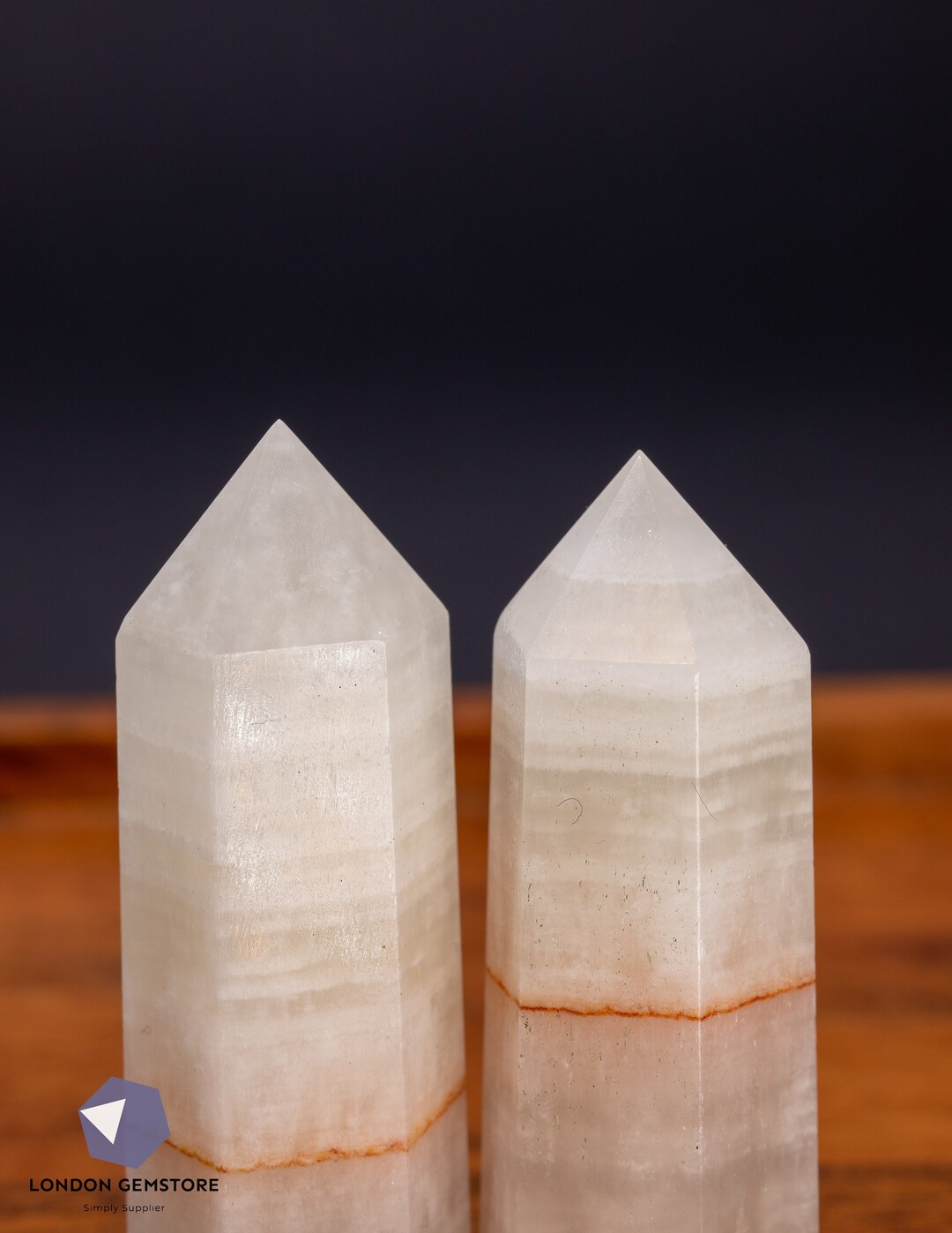 White Afghani Jade Crystal Obelisk Tower Natural White Jade - Etsy