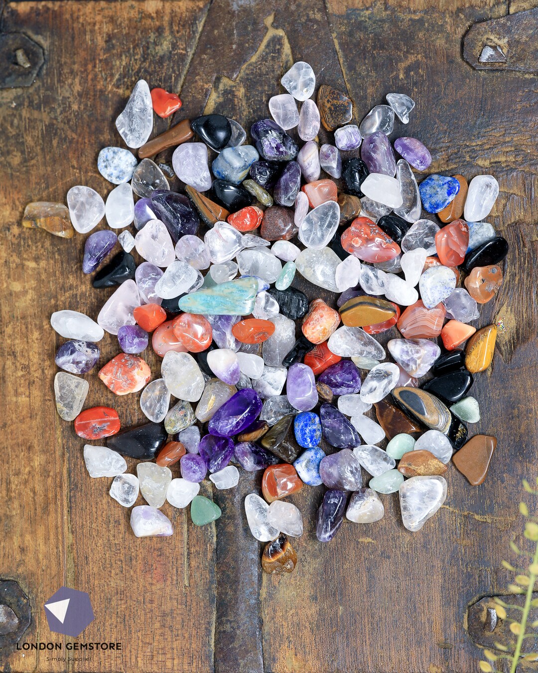 100g Coloured Crystal Gravel Assorted Gravel Crystal for Home Decor ...