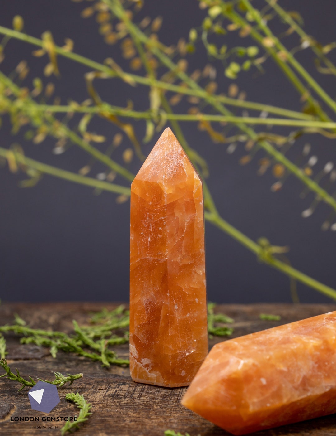 Sunstone Crystal Tower - Sunstone Crystal Gifts - Healing Crystals ...