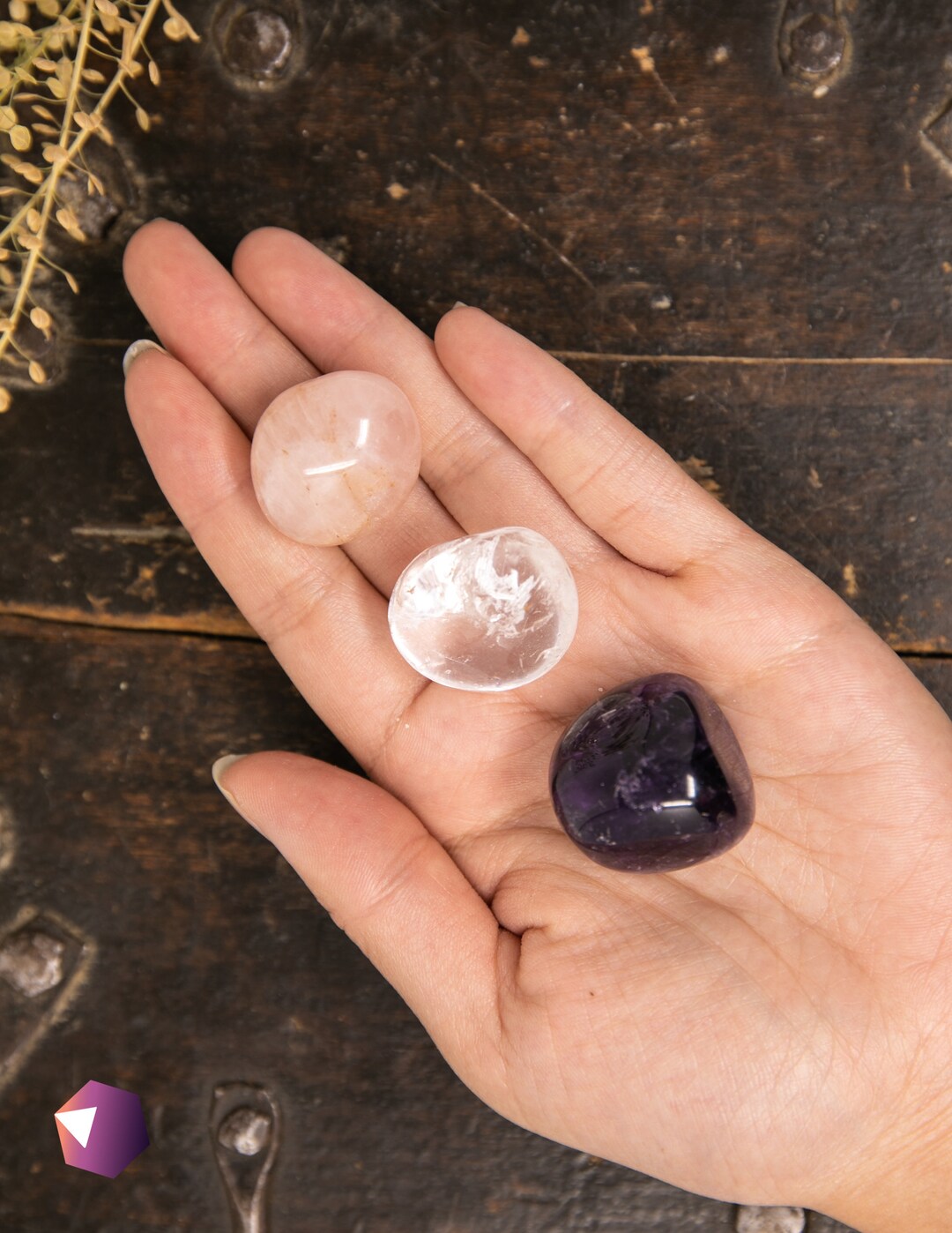 Workplace Productivity Crystal Set, Office Crystals, Stress Stones Set ...