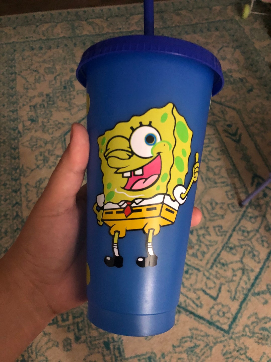 Spongebob Reusable Cup - Etsy