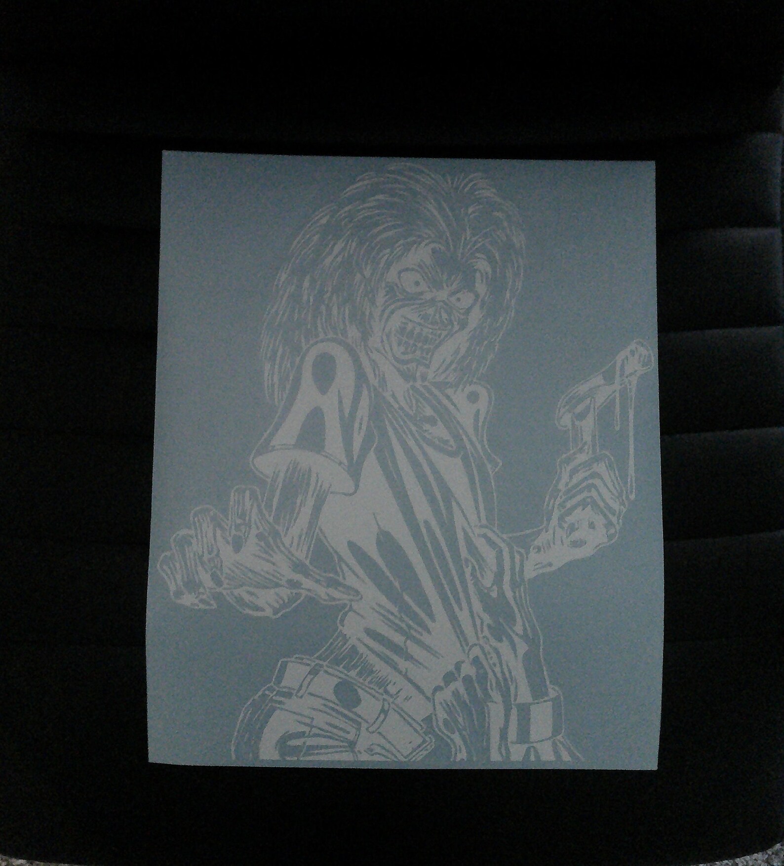 Iron Maiden eddie Car or Truck Rear Window Decals - Etsy
