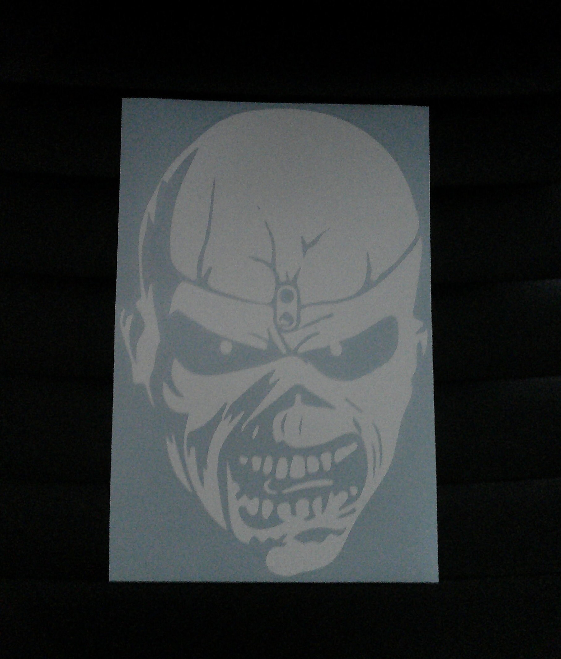 Iron Maiden eddie Car or Truck Rear Window Decals - Etsy