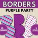 Bulletin Board Borders Classroom Decor Printable Purple - Etsy Canada