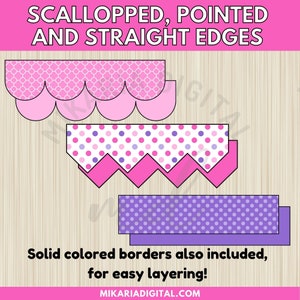 Pink Bulletin Board Borders Classroom Decor Printable, Princess ...