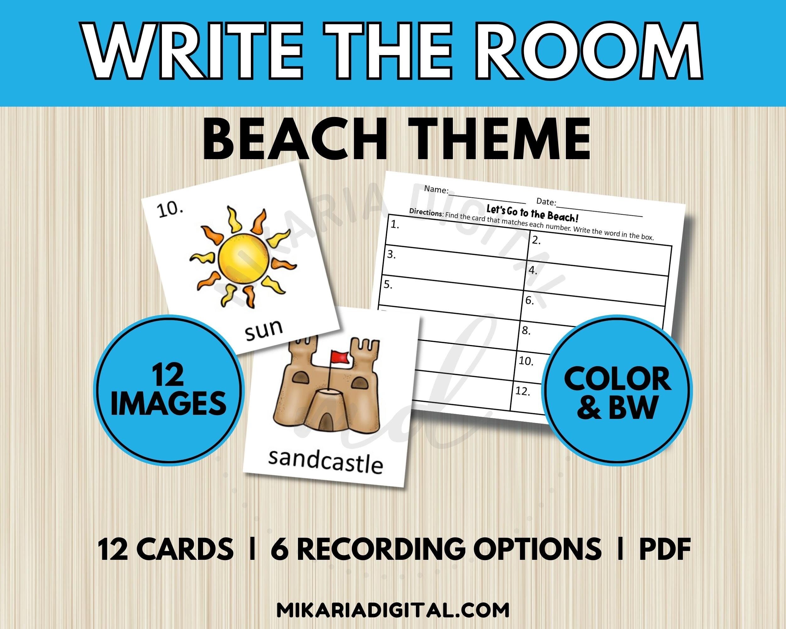 Summer Vacation Writing Activity
