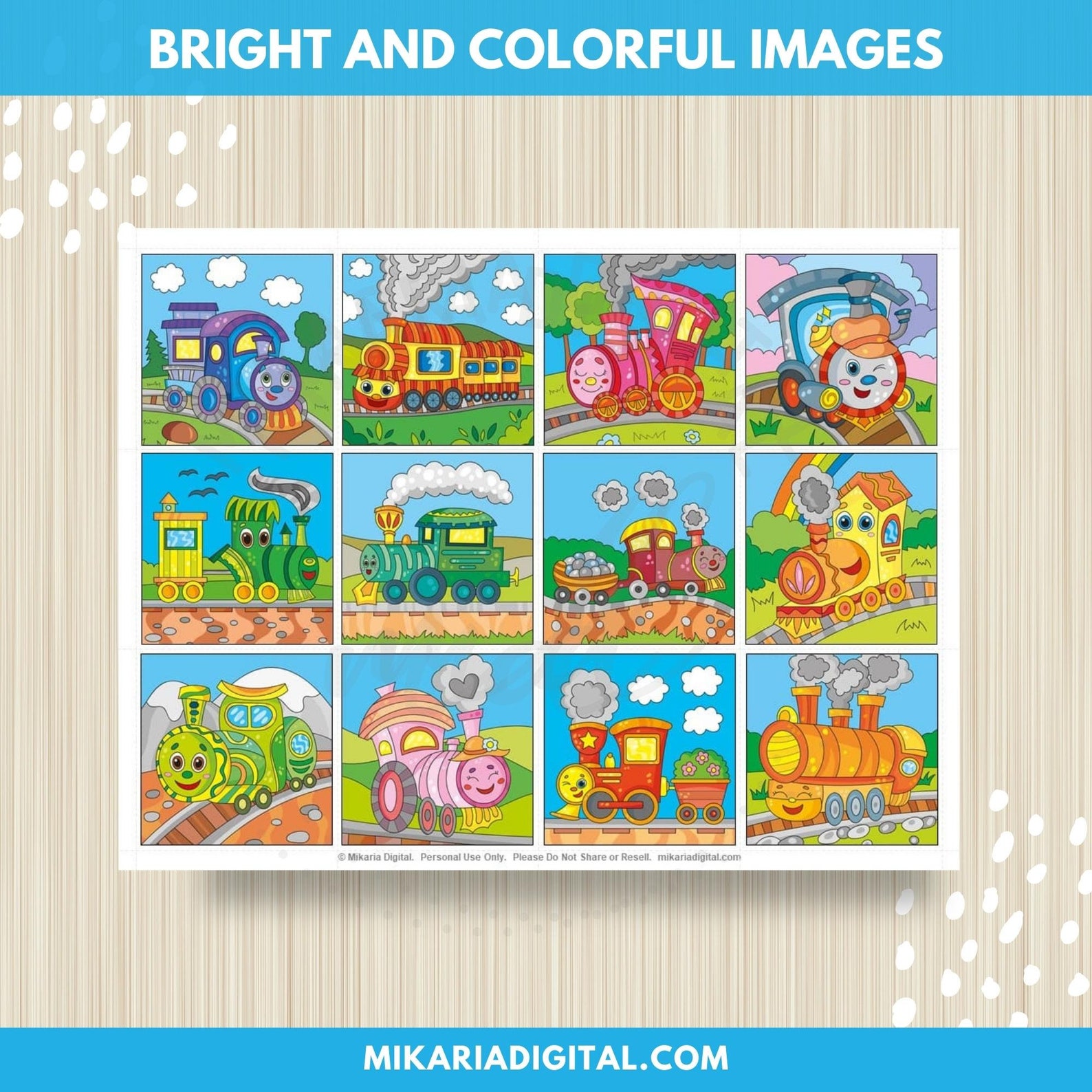 Preschool Matching Game Printable Memory Games for Kids - Etsy