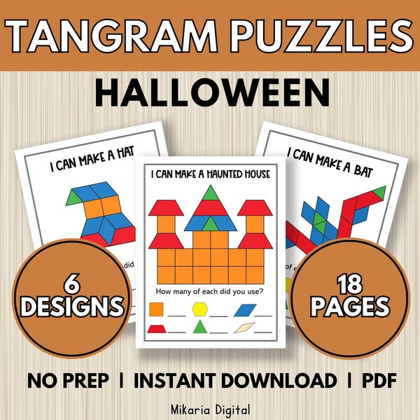 Tangram Puzzle - Etsy