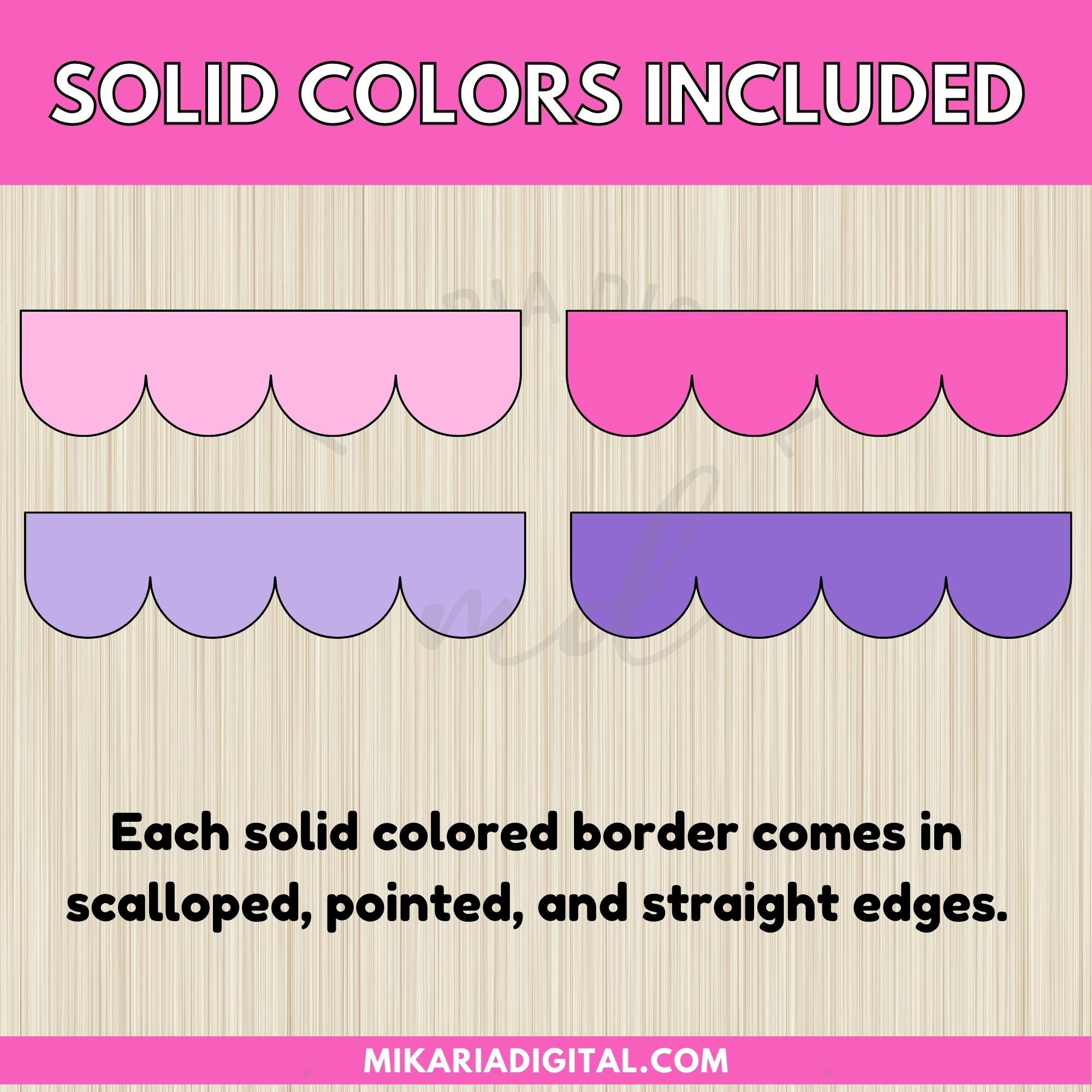 Pink Bulletin Board Borders Classroom Decor Printable, Princess ...