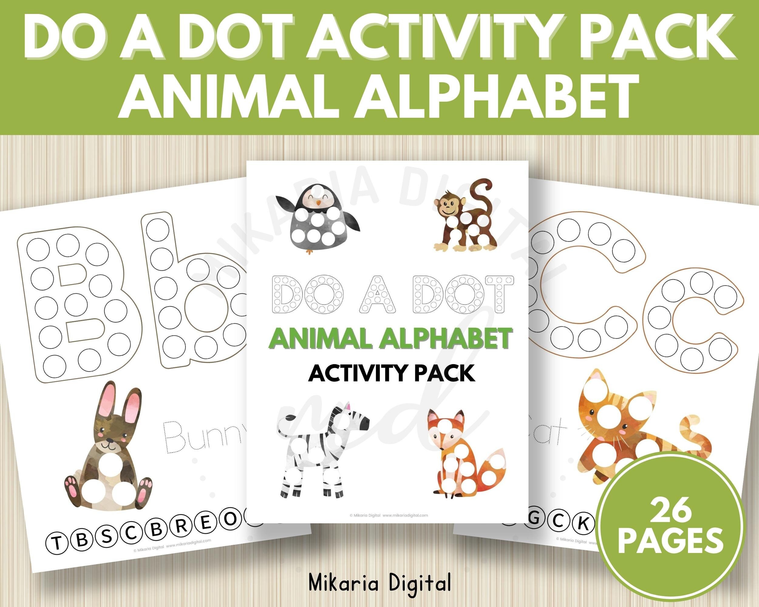 Toys Do A Dot Alphabet Worksheets for Toddler Dot Marker Coloring Pages ...