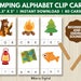 Alphabet Flashcards Printable Camping Games for Kids Summer - Etsy Canada
