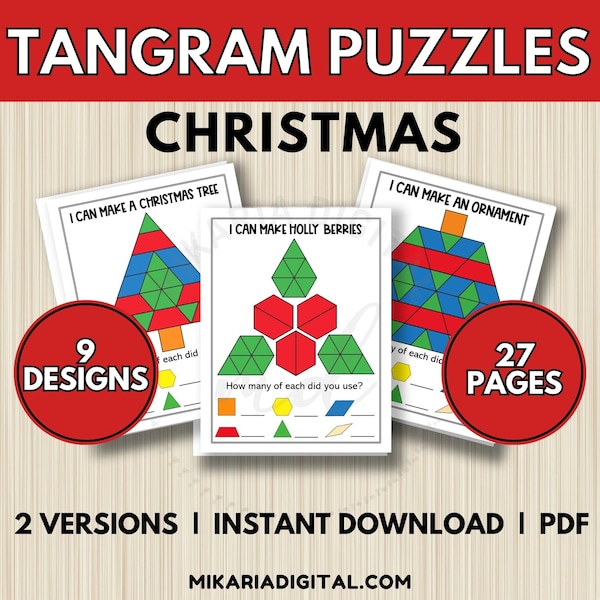 Tangram Puzzle - Etsy