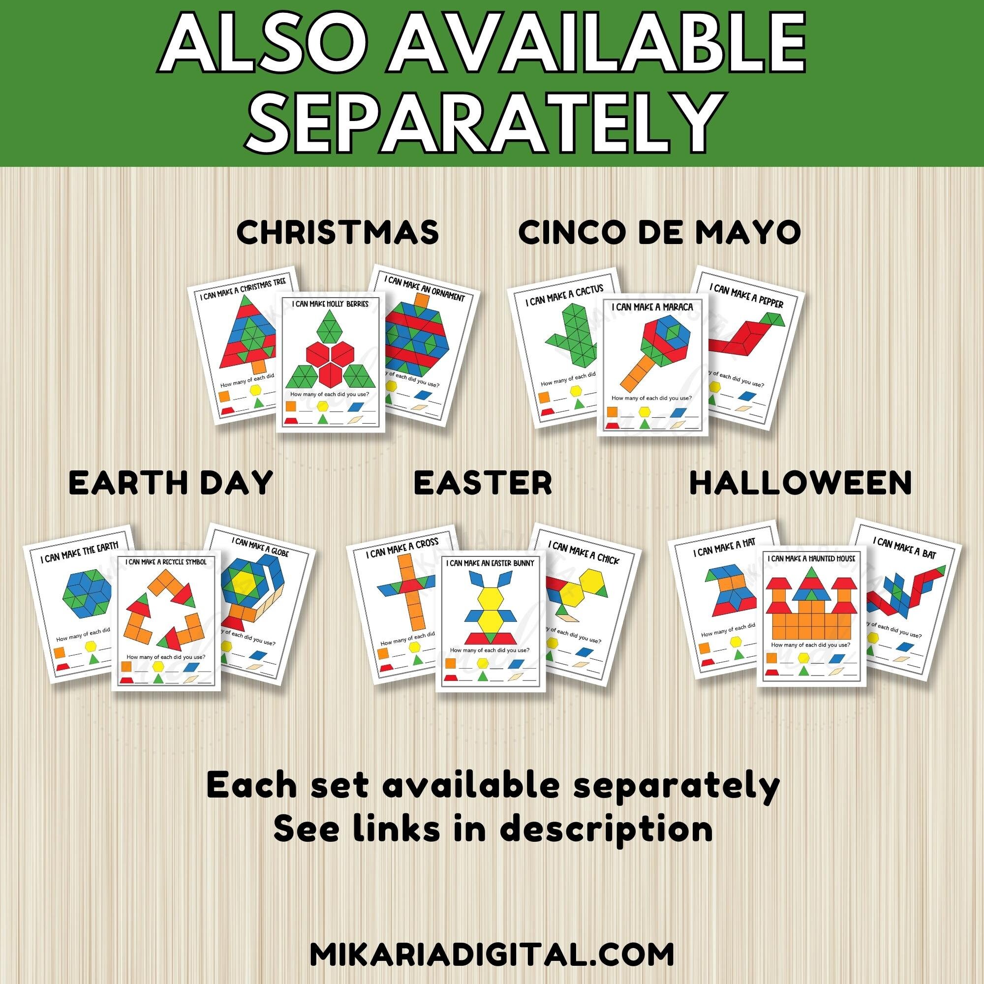 St. Patrick's Day Activities for Kids Tangram Puzzle - Etsy