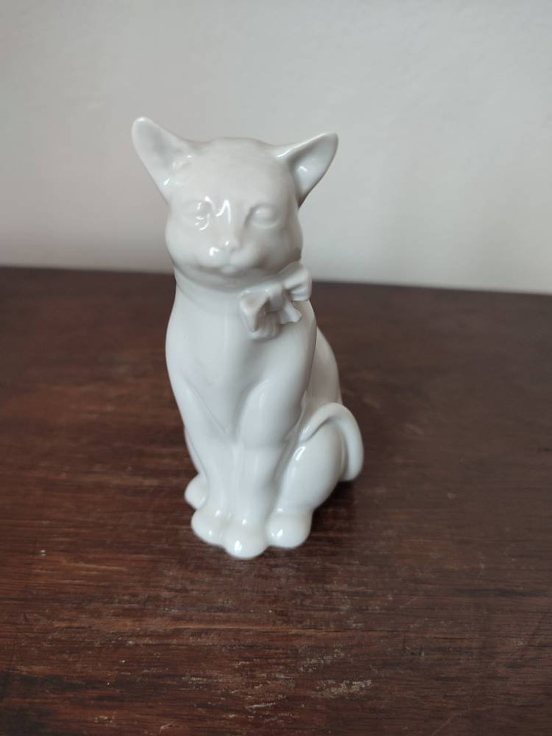 Herend White Cat Kitty Porcelain Figurine - Etsy