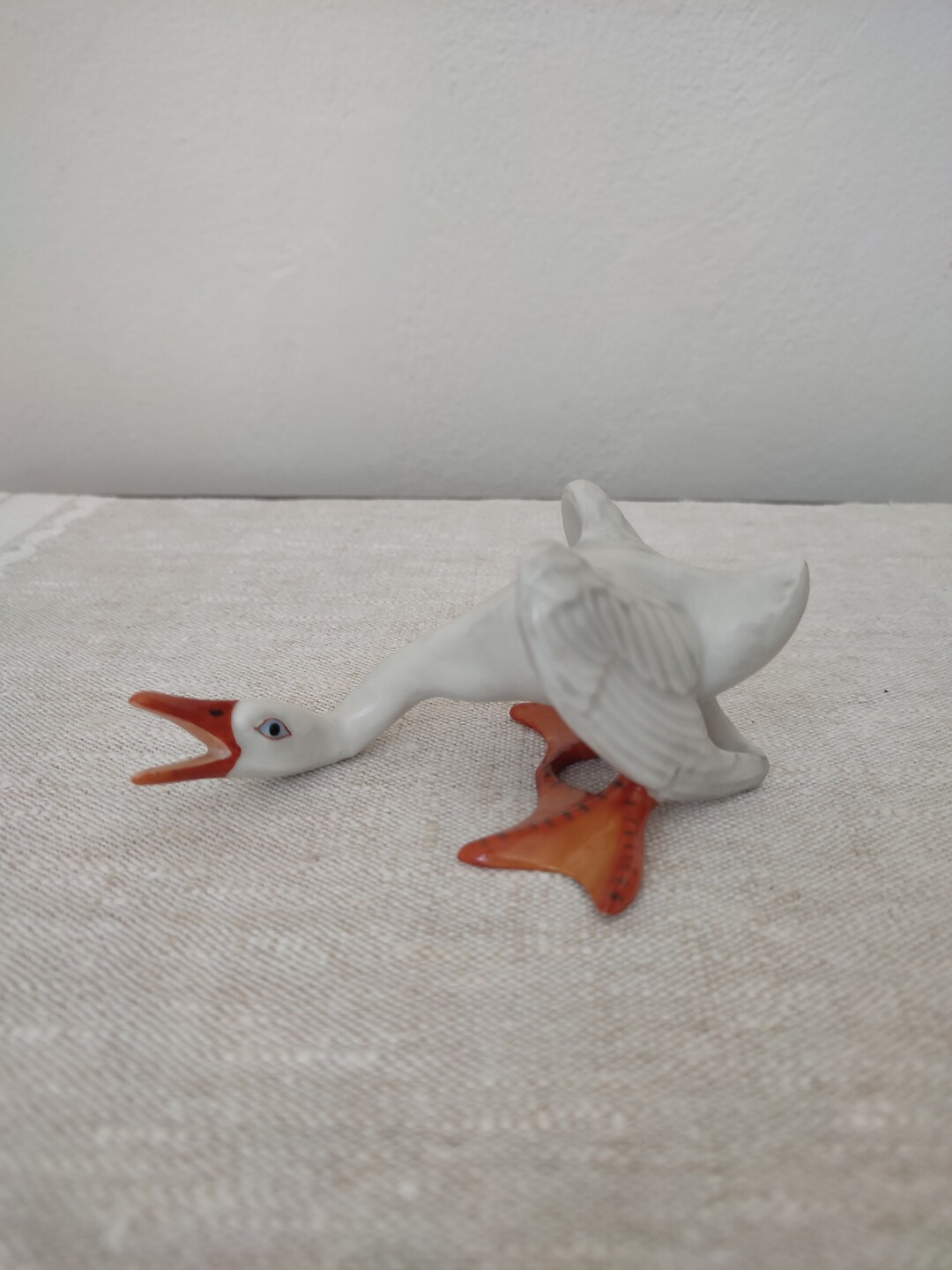 Herend Goose Porcelain Figurine - Etsy