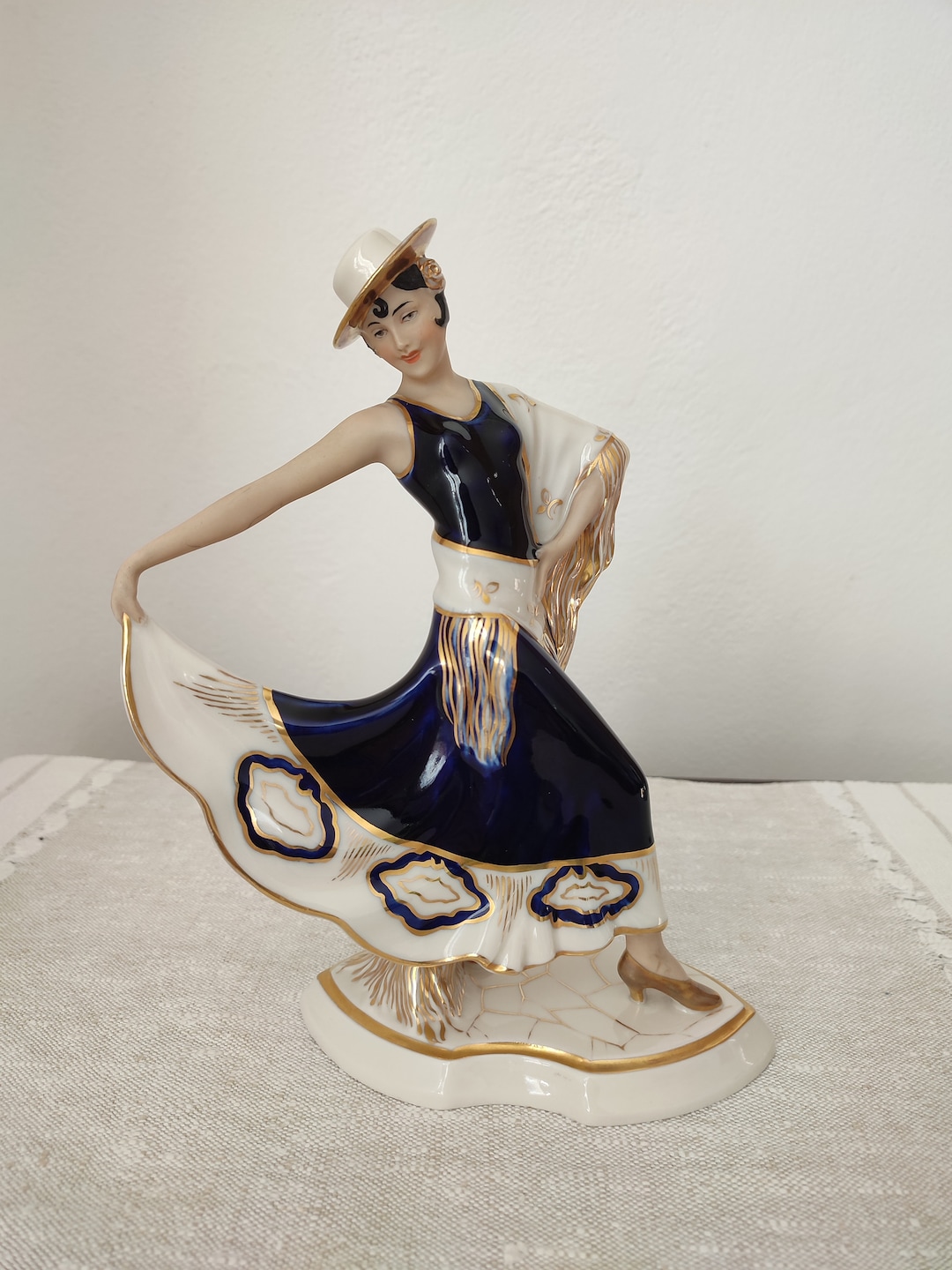 Royal Dux Flamenco Dancer Porcelain Figurine Art Deco - Etsy