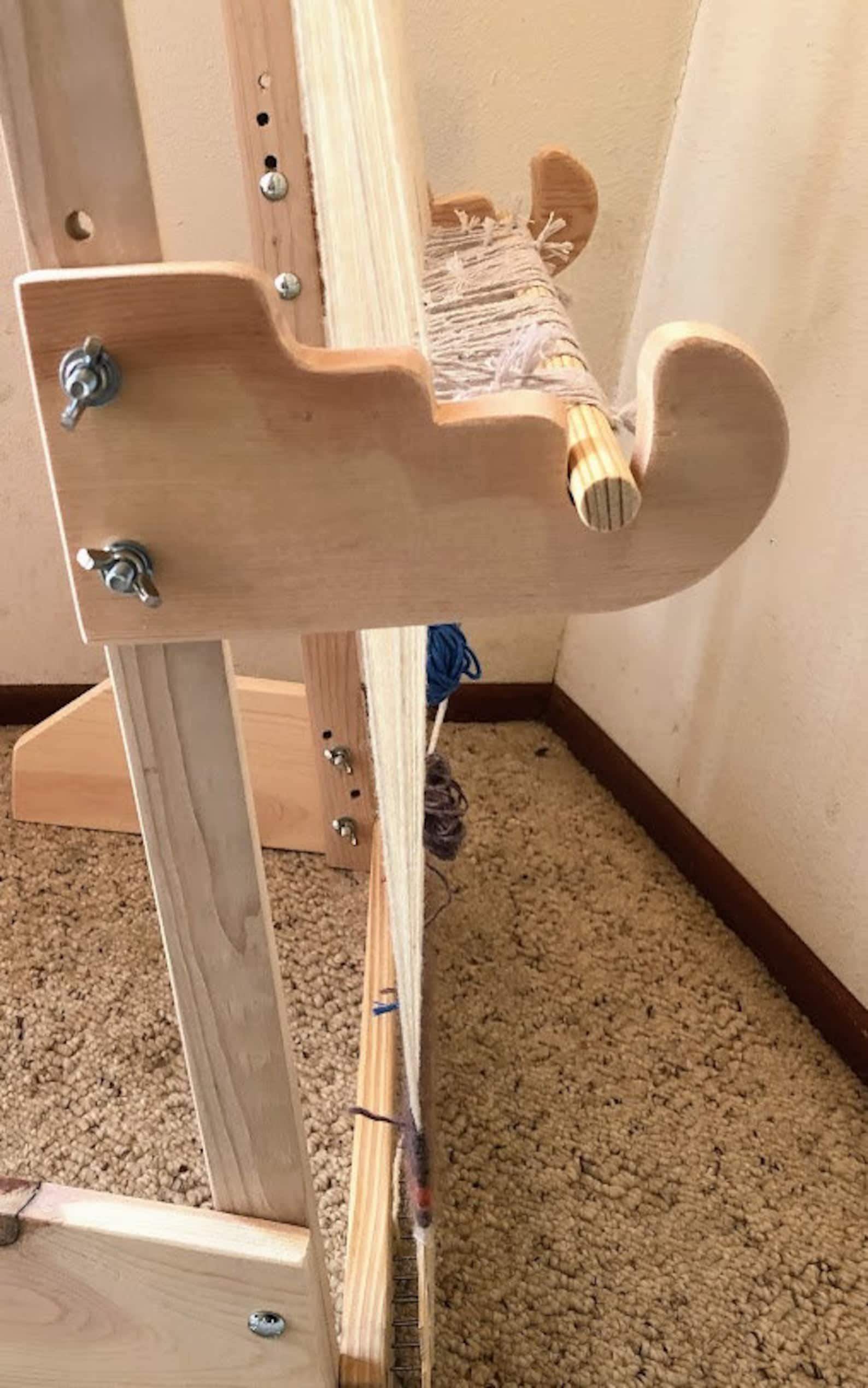 Tall Frame Loom Table or Floor, Wooden Loom, Tapestry, Do-it-yourself ...