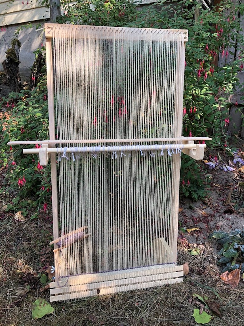 Tall Frame Loom Table or Floor Wooden Loom Tapestry - Etsy