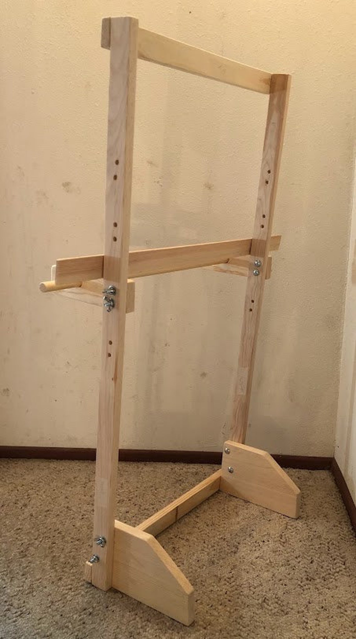 Tall Frame Loom Table or Floor Wooden Loom Tapestry - Etsy