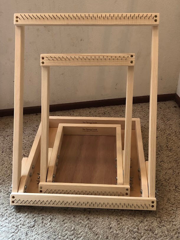 Frame Loom Wooden Table Top Loom Weaving Do-it-yourself - Etsy Canada