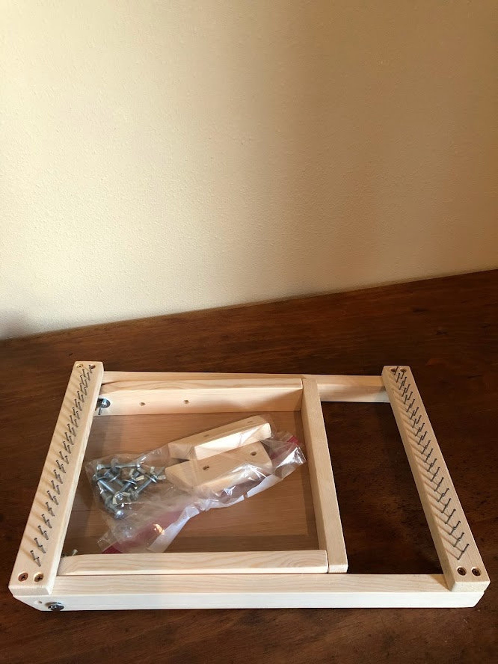 Frame Loom, Lap Loom, Table Top Loom, Wood Loom, Weaving, Do-it ...