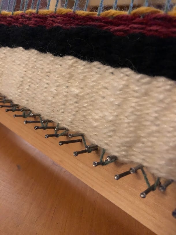 Frame Loom, Large Wooden Table Top Loom, Weaving, Do-it-yourself ...
