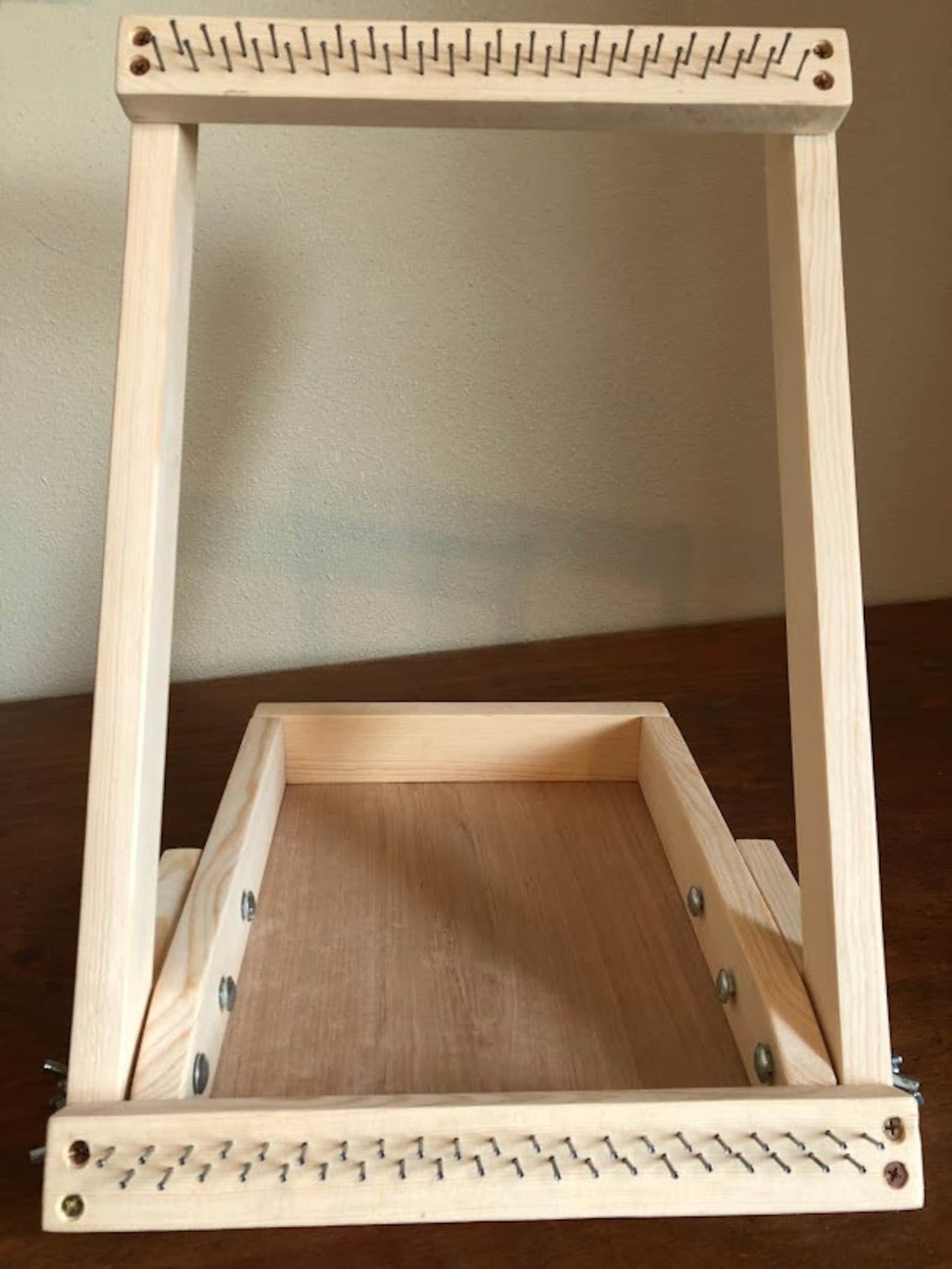 Frame Loom, Lap Loom, Table Top Loom, Wood Loom, Weaving, Do-it ...