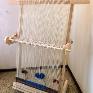 Tall Frame Loom - Table or Floor, Wooden Loom, Tapestry, Do-it-yourself ...