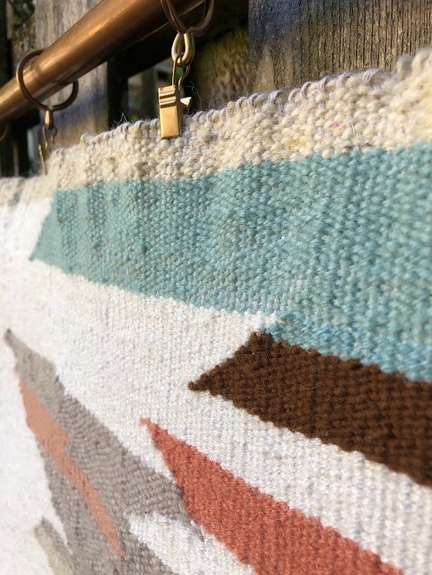 Weaving, Unique Hand Woven Tapestry, Yarn, Wall Hanging, Frame Loom ...