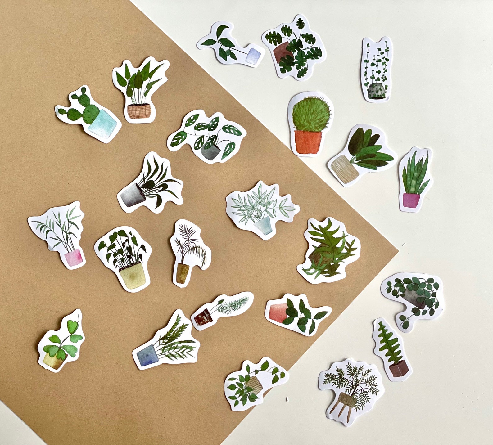 23 Stück Kaktus Sukkulenten Pflanzen Sticker Set Süße Sticker | Etsy