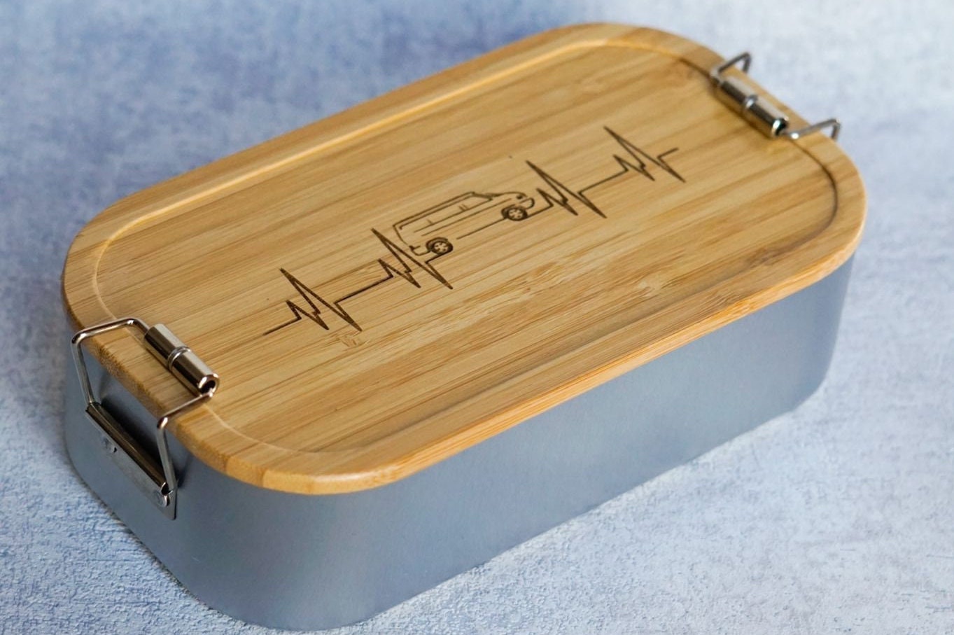 VW T4 Tupperbox, Lunchbox aus Weissblech mit Holzdeckel - Etsy.de