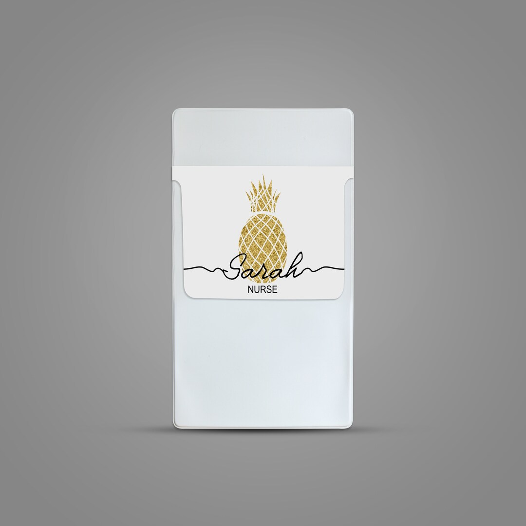 Personalized Pocket Protector, Custom Nurse Pen Holder, Minimalist ...