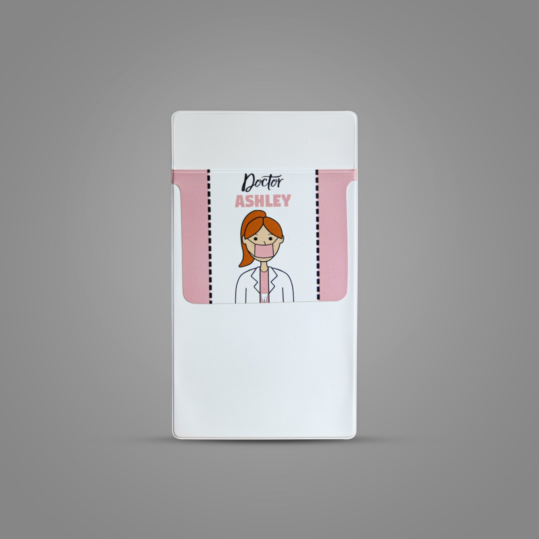 Personalized Pocket Protector, Custom Dentist Pen Holder, Minimalist ...