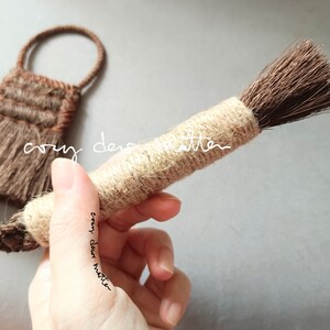 Palm Tree Fiber Hand Broom, Natural Chic Coffee Lover Brush, Small ...