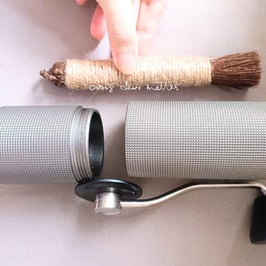 Palm Tree Fiber Hand Broom, Natural Chic Coffee Lover Brush, Small ...