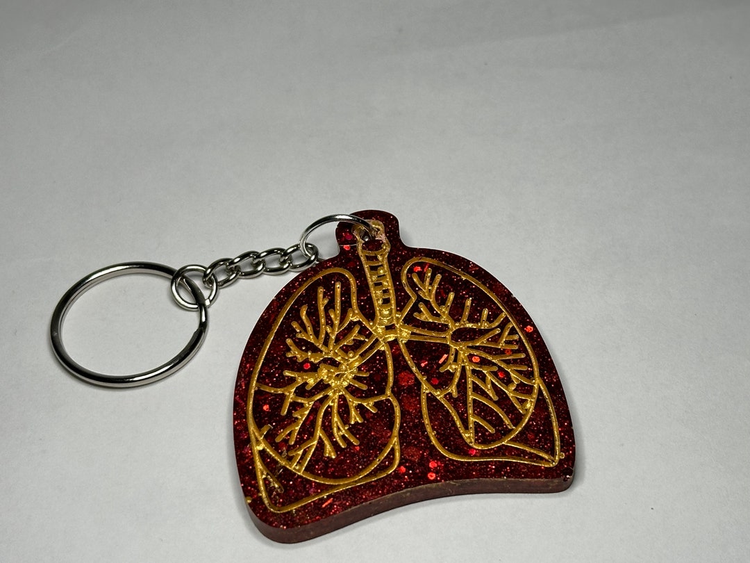 Body Part Medical Lung Heart Kidney Intestine Doctor Surgeon Keyring ...