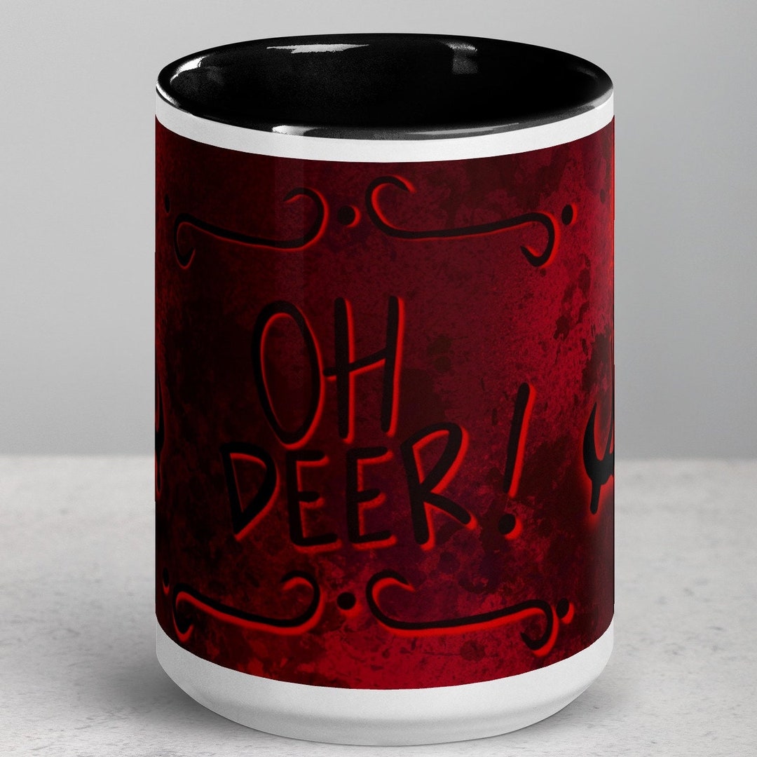 Alastor Oh Deer Faun Hell Hotel Hazbin Musical Inspired Blood Fan Demon ...