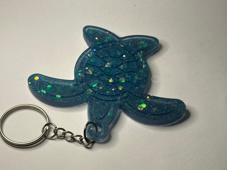 Sea Creature Oceanic Sting Ray Turtle Keychain Key Ring Manta - Etsy
