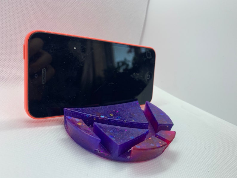Phone Holder Coaster Resin Handmade Stand Accessory Desk - Etsy UK