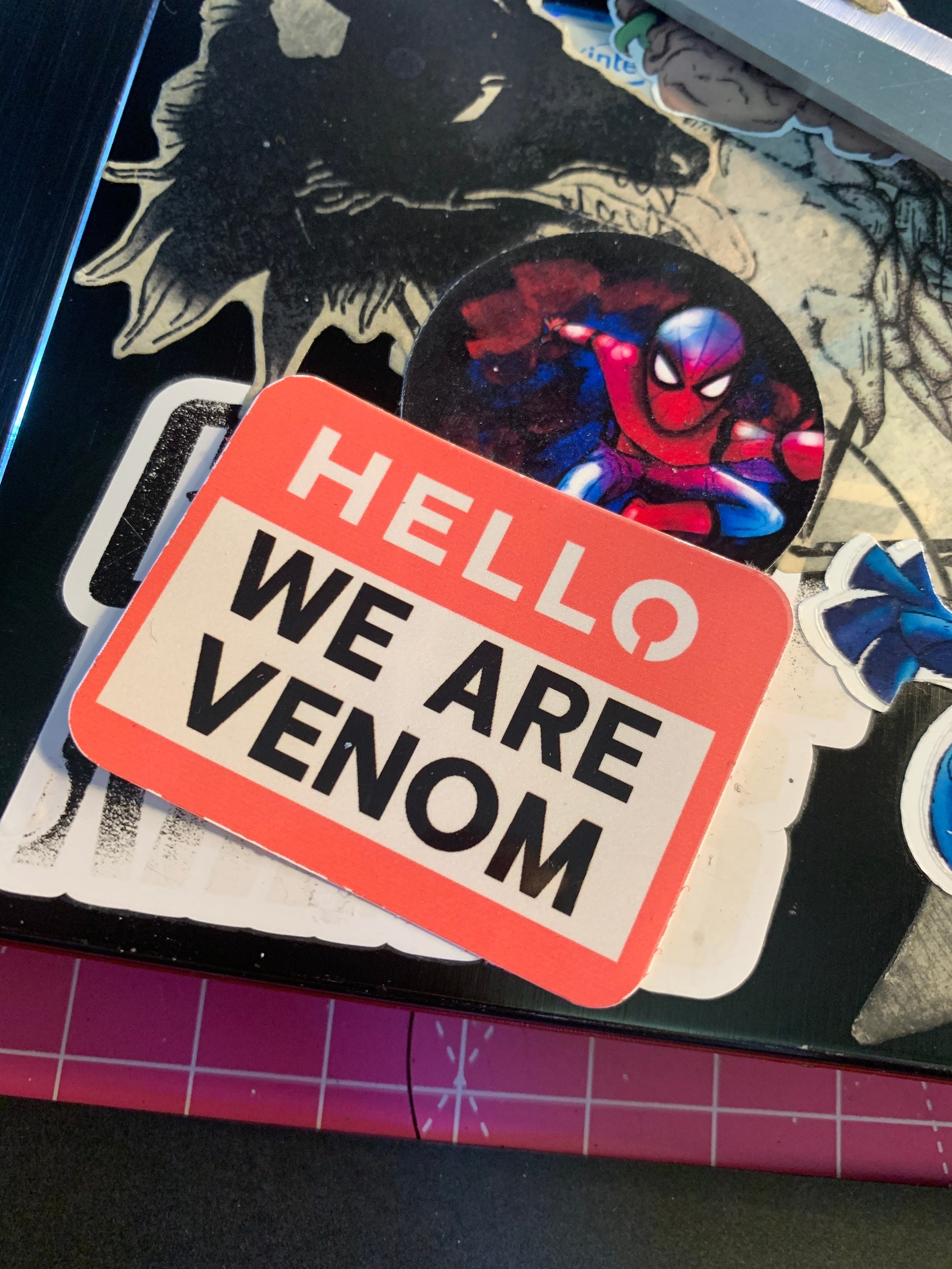 Marvel Themed Hello I Am Stickers Handmade Marvel Comic Book - Etsy