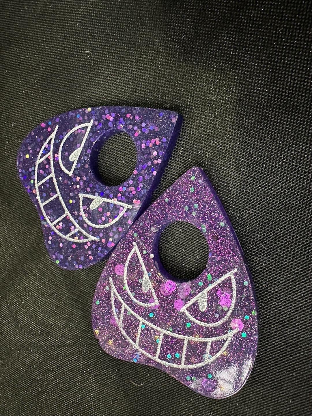 Purple Glitter Gengar Ghost Pokémon Themed Occult Planchette - Etsy