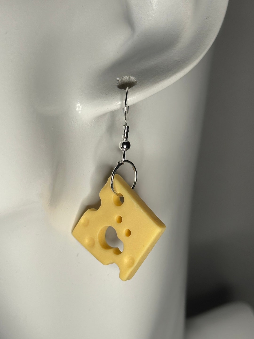 Food Various Statement Cheese Cake Delicious Earrings Quirky Gift Food ...