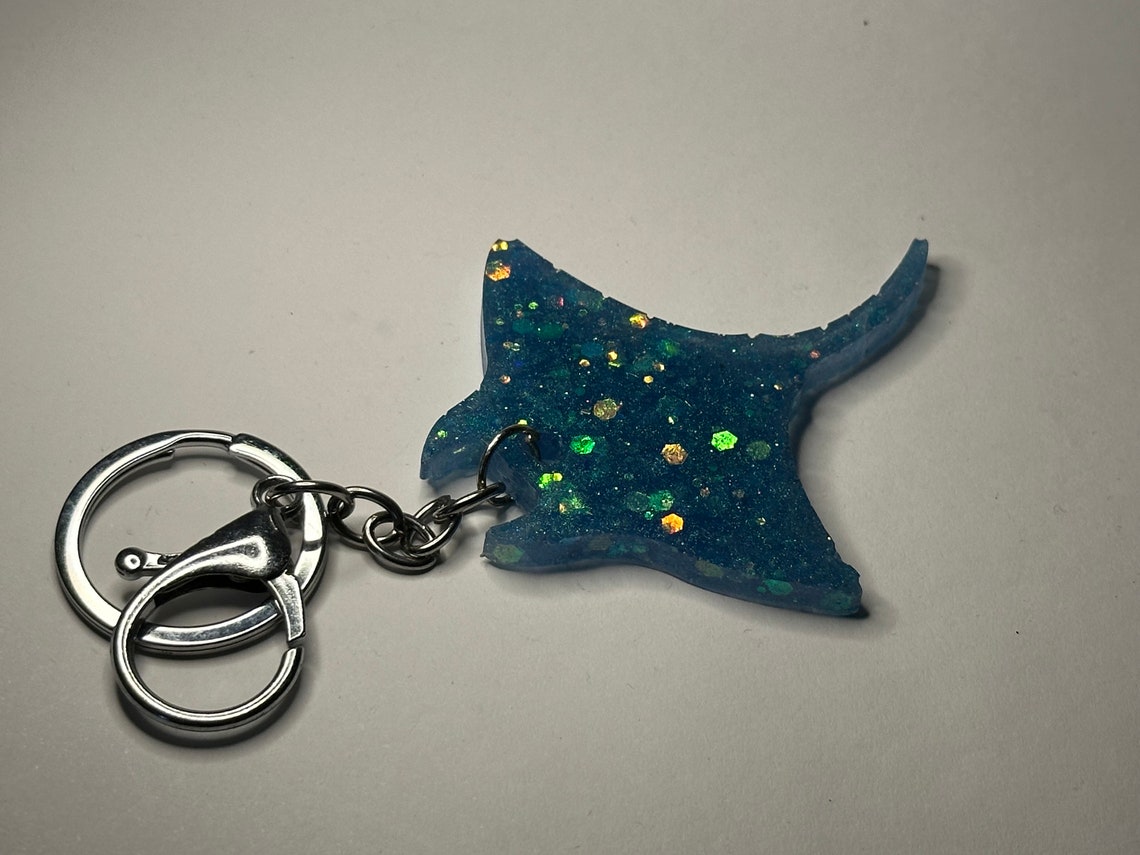 Sea Creature Oceanic Sting Ray Turtle Keychain Key Ring Manta - Etsy