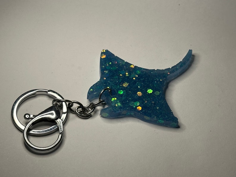 Sea Creature Oceanic Sting Ray Turtle Keychain Key Ring Manta - Etsy