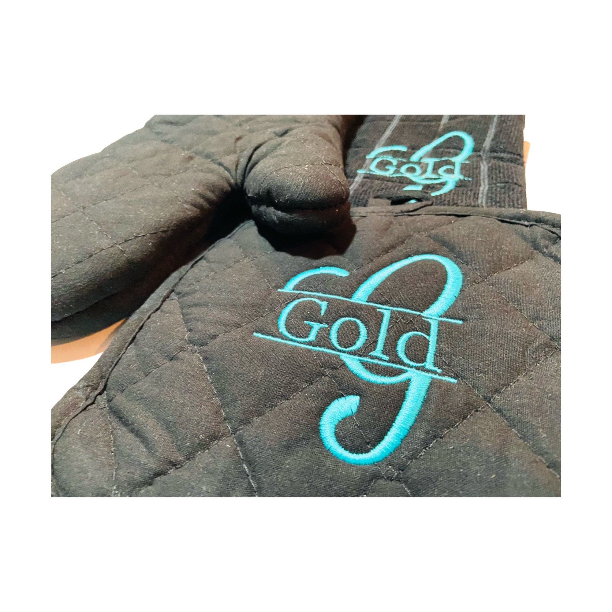Personalized Kitchen Set, Oven Mitt Pot Holder Kitchen Towel Set ...